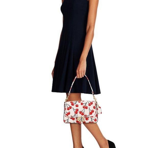 Coach | Bags | Coach Soft Tabby Cherryprint Leather Shoulder Bag Msrp47 ...